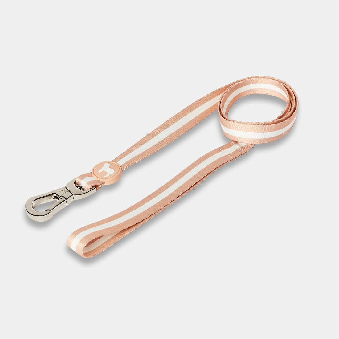 Luxury Dog Lead in Champagne Stripe | Barc London