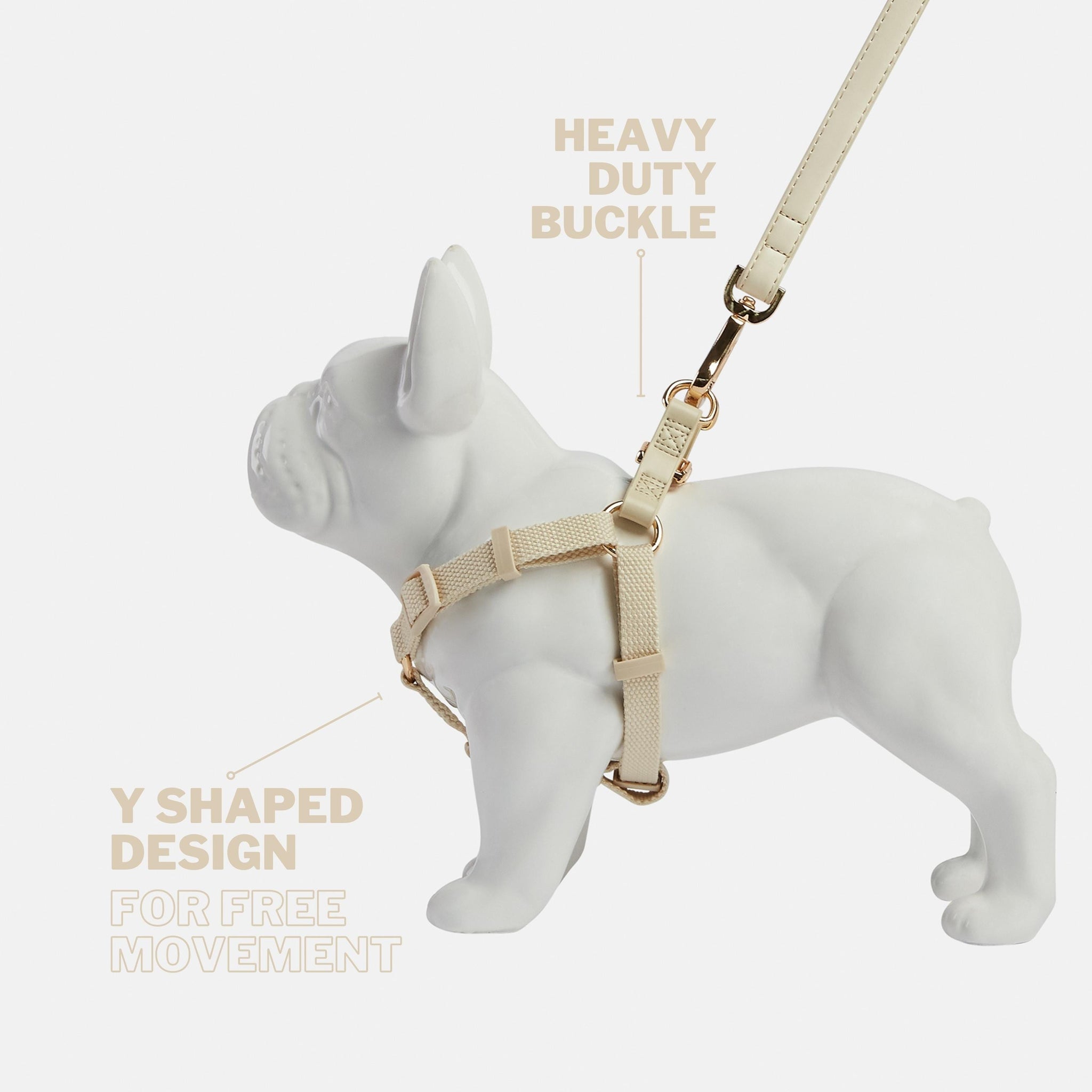 Off White Dog Harness | Dog Wedding Harness | Barc London