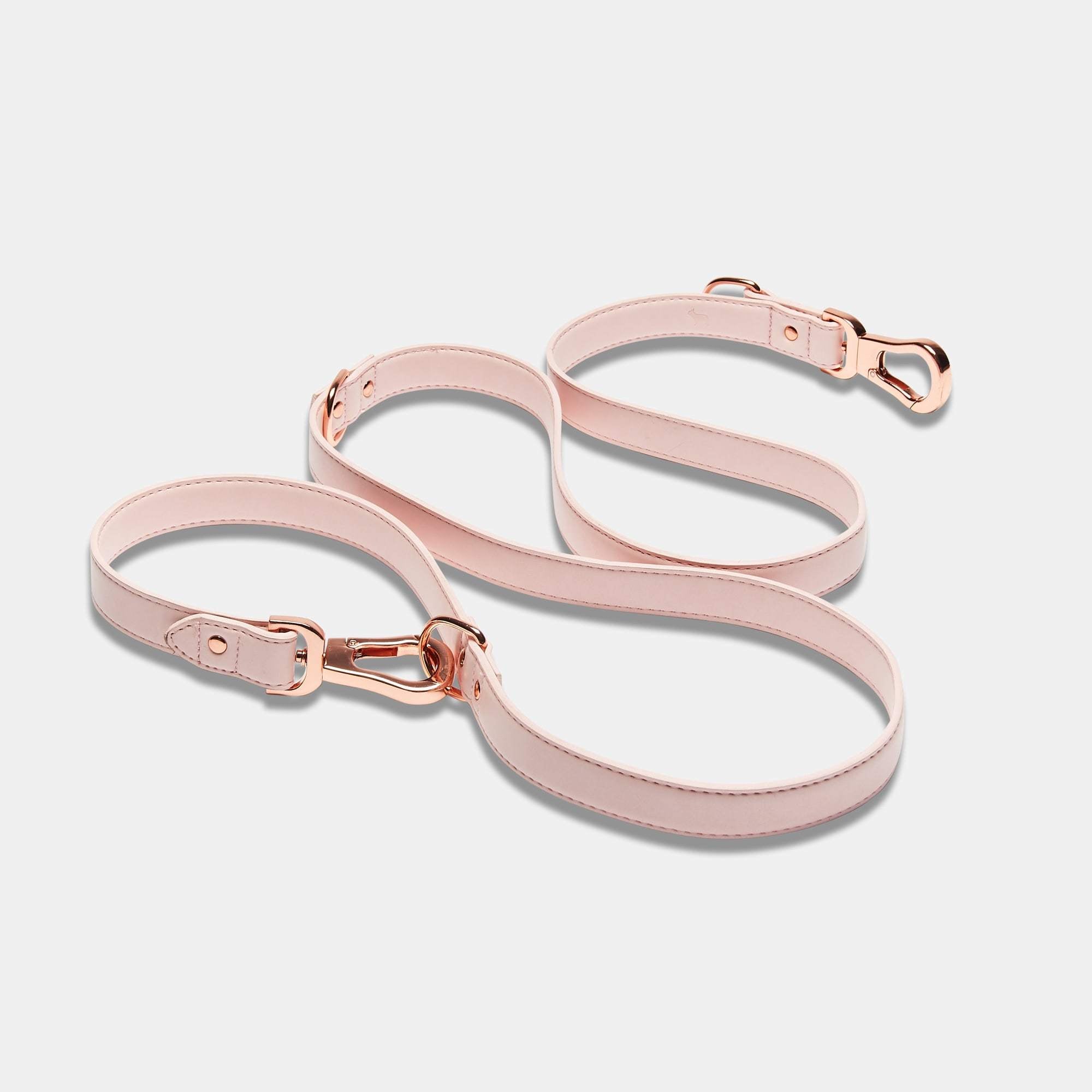 Blush Pink Double Ended Dog Lead | Barc London